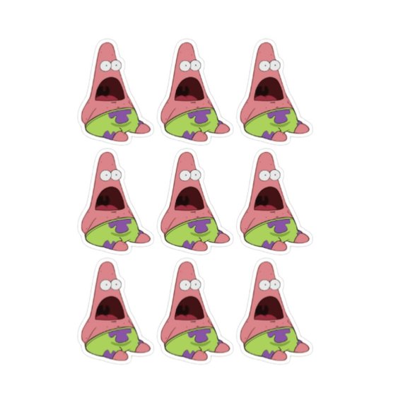 Design | Spongebob Patrick Laminated Vinyl Stickers 42 | Poshmark